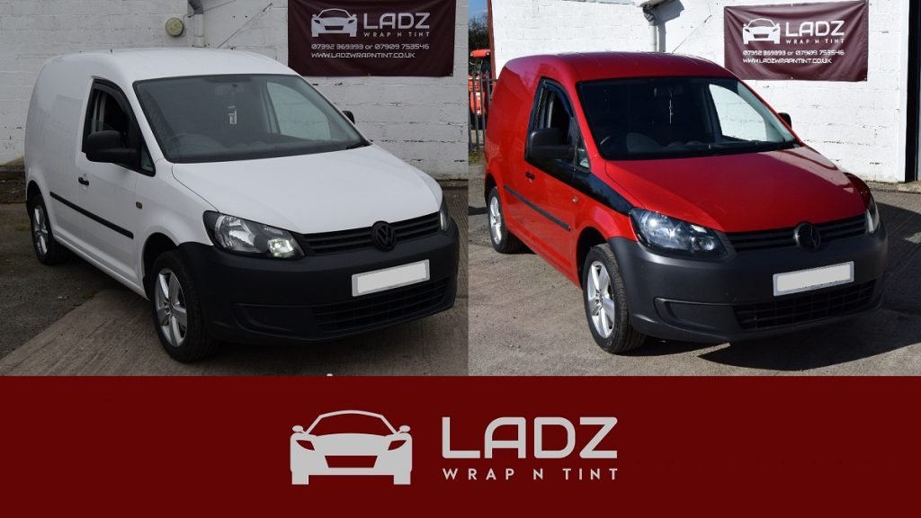LADZ vinyl wrap a VW Caddy (Part 3.) | LADZ Wrap N Tint